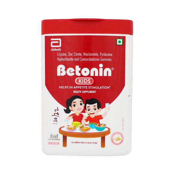 BETONIN KIDS MIXED FRUIT FLAVOUR Gummies 30's Price, Uses, Side effects ...
