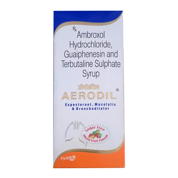 AERODIL SUGAR FREE MIXED FRUIT FLAVOUR Expectorant 100ml Price, Uses ...