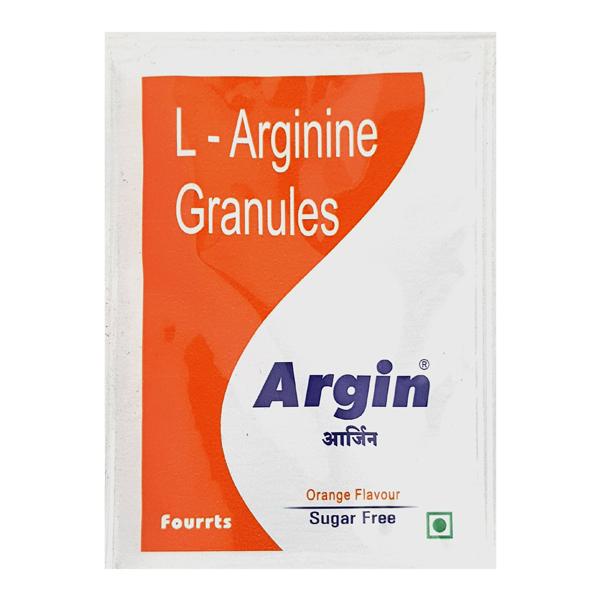Argin Orange Flavour Sugar Free Sachet 5gm : Price, Uses, Side Effects | Netmeds
