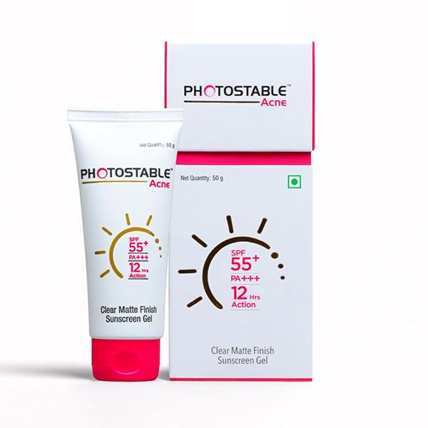 PHOTOSTABLE ACNE SPF 55+ PA +++ CLEAR MATTE FINISH Sunscreen Gel 50g ...