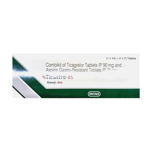 TICASTRO AS Combi Kit 21's Price, Uses, Side effects, Substitutes | Netmeds