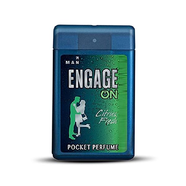 Buy Engage On Man Pocket Perfume - Citrus Fresh 17 ml Online at Best ...