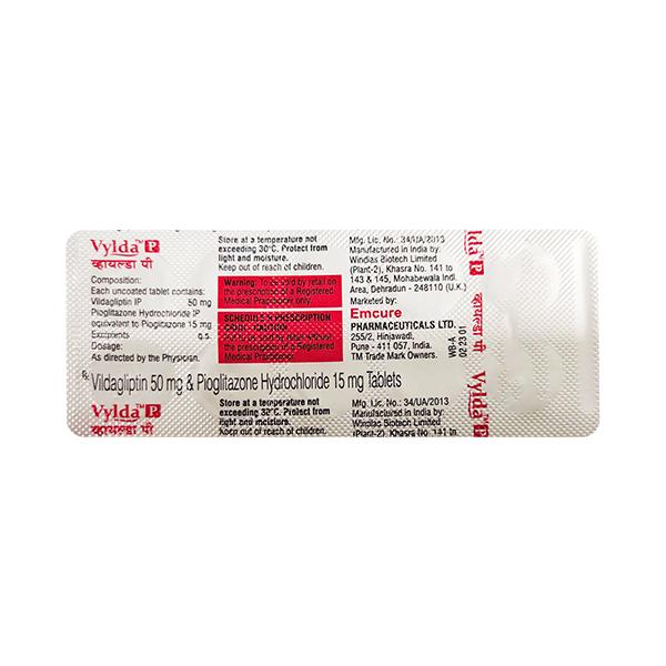 VYLDA P Tablet 10's Price, Uses, Side effects, Substitutes | Netmeds