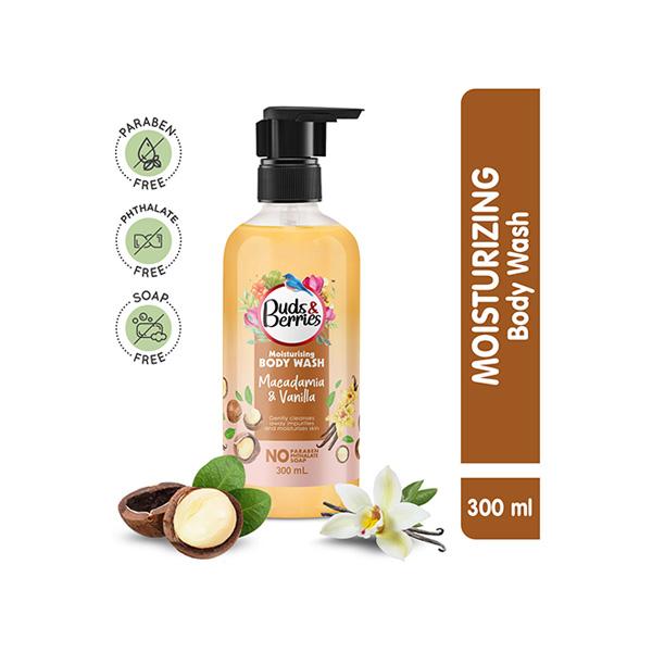 Buy Buds & Berries Macadamia and Vanilla Body Wash 300 ml Online at ...