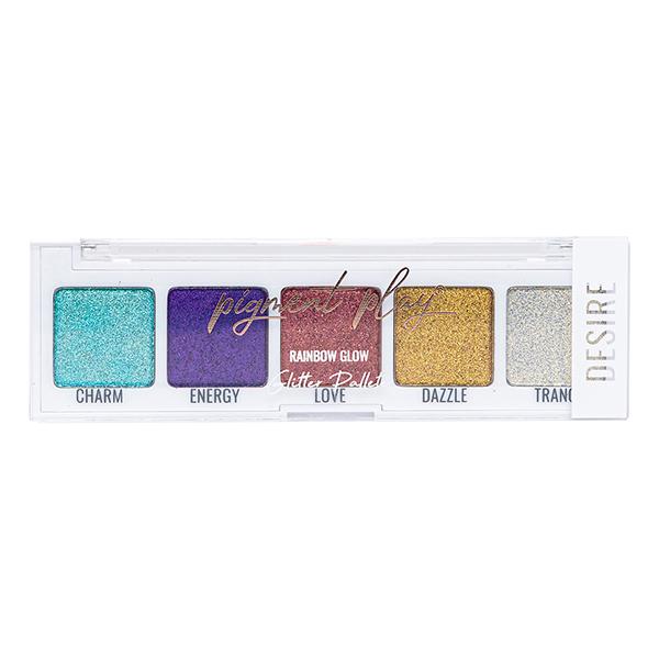 Buy Pigment Play Max Effects Mini Rainbow Glow Glitter Palette - Desire ...