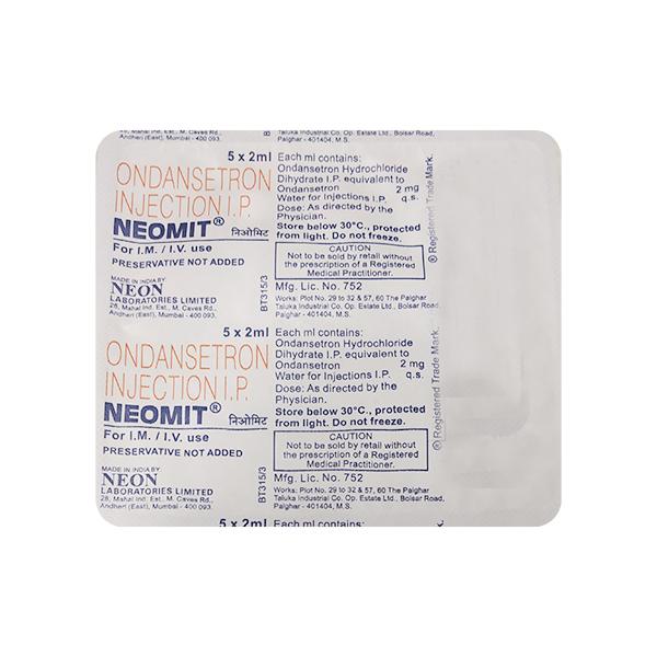 Buy Neomit Injection 2ml Online at Upto 25% OFF | Netmeds