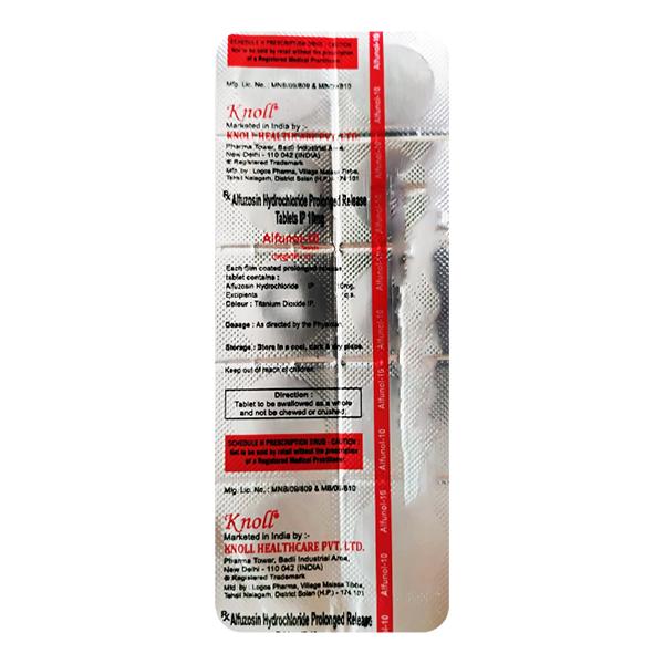 ALFUNOL 10 Tablet 10's Price, Uses, Side effects, Substitutes | Netmeds