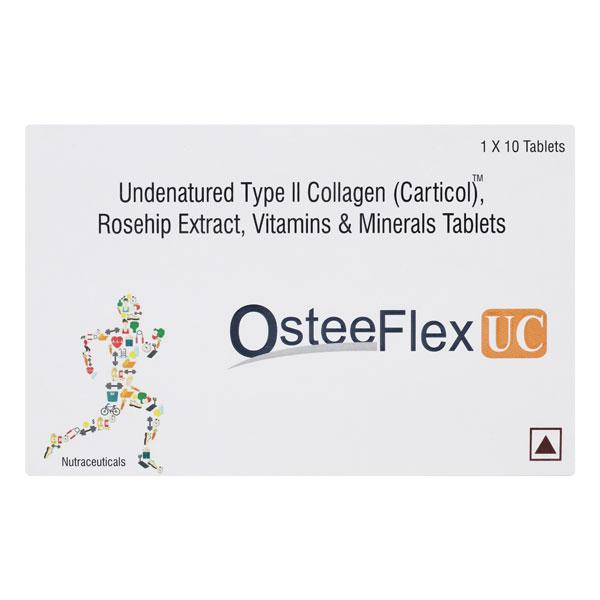 OSTEEFLEX UC Tablet 10's Price, Uses, Side effects, Substitutes | Netmeds