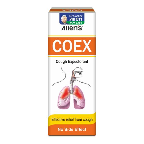 Buy Allen Coex Cough Expectorant 100 ml (Pack of 2) 1's Online at ...