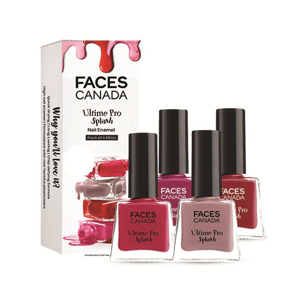 Buy Faces Canada Ultime Pro Splash Mini Nail Enamel, Floral Dream ...