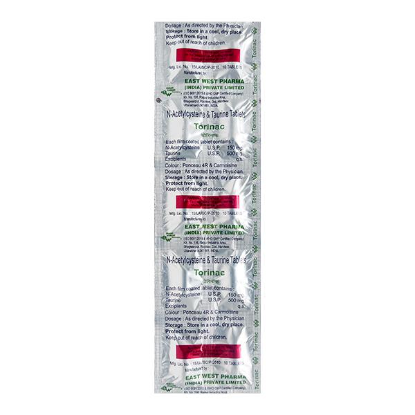 TORINAC Tablet 10's : Uses, Side Effects, Price | Netmeds