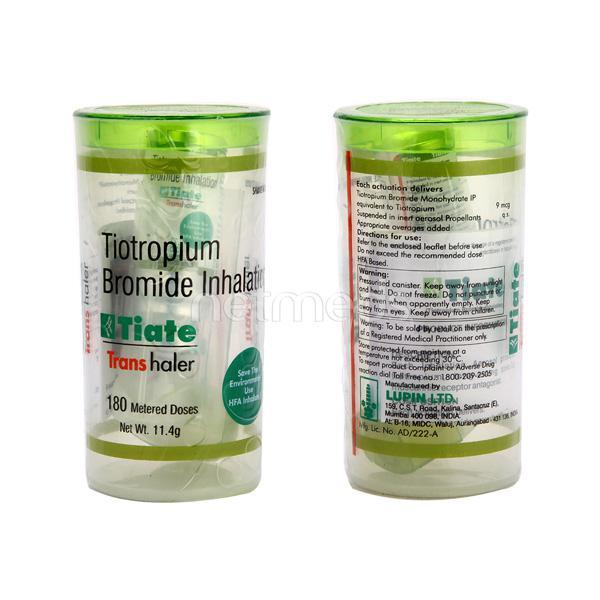 Buy Tiate Transhaler 180Md Online at Upto 25% OFF | Netmeds