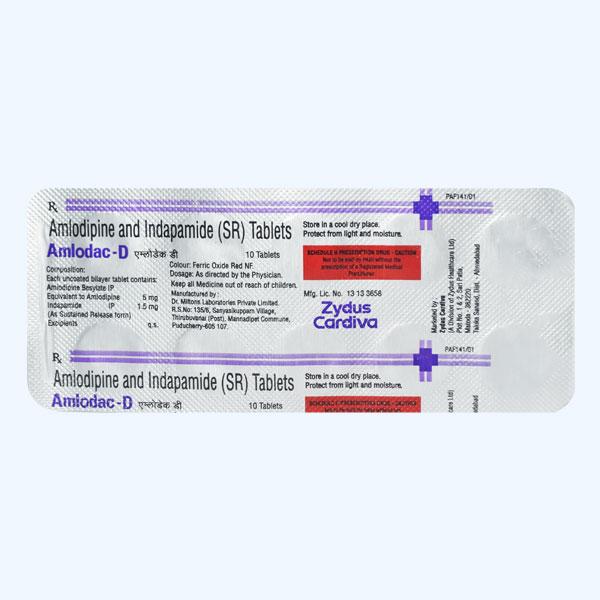 Amlodac D Tablet 10'S : Price, Uses, Side Effects | Netmeds