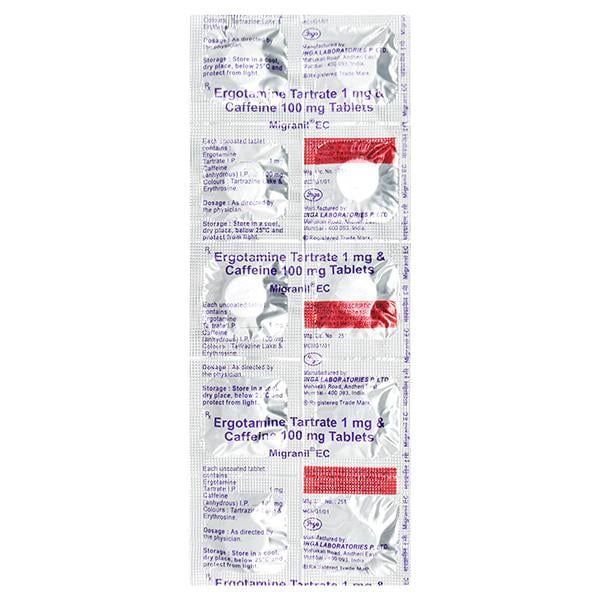 Migranil EC 1mg Tablet 10'S - Buy Medicines online at Best Price from ...