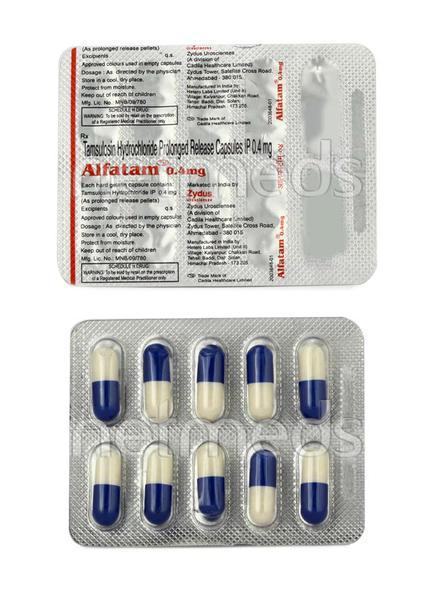 Alfatam 0.4mg Capsule 10'S : Price, Uses, Side Effects | Netmeds