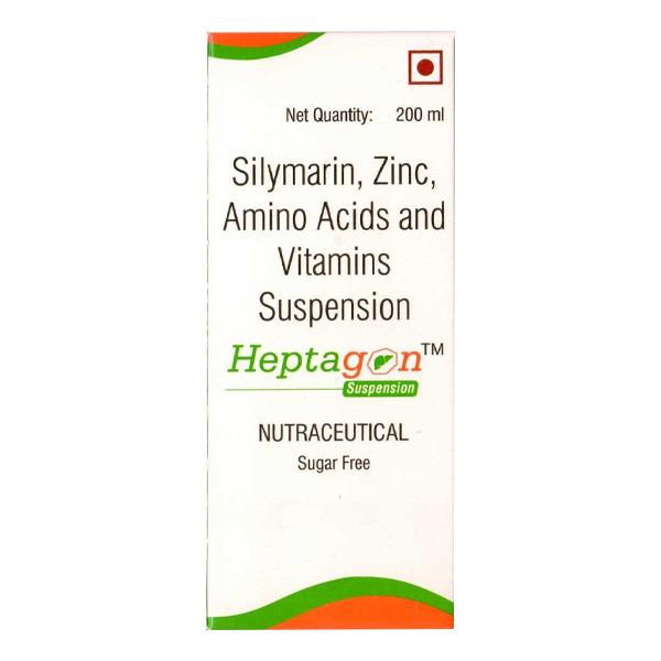 HEPTAGON SUGAR FREE Suspension 200ml Price, Uses, Side effects ...