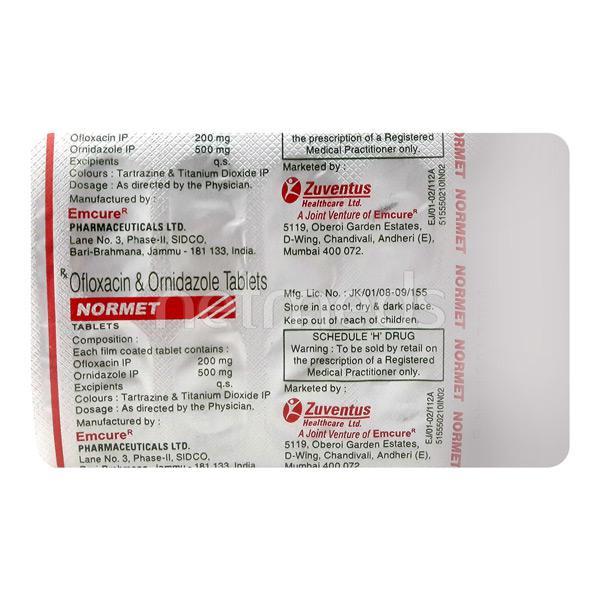 Buy Normet Tablet 10'S Online at Upto 25% OFF | Netmeds