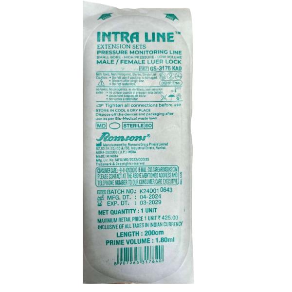 Buy Romsons intra Line Extension Sets 200 cm (Ref GS 3176 KAD) 1 s ...