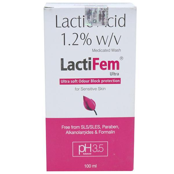 Buy LACTIFEM ULTRA Vaginal Wash 100ml Online at Upto 25% OFF | Netmeds
