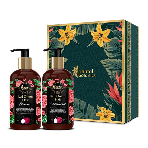 Buy Oriental Botanics Red Onion Hair Shampoo + Conditioner Kit 300 ml ...