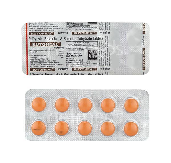 Buy Rutoheal Tablet 10'S Online at Upto 25% OFF | Netmeds