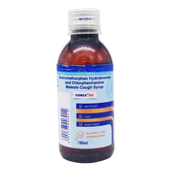 Corex Dx Syrup 100ml: Uses, Side Effects, Dosage | Netmeds