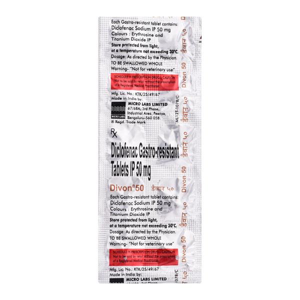 Buy Divon 50mg Tablet 10'S Online at Upto 25% OFF | Netmeds