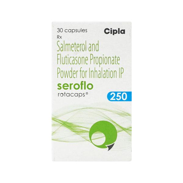 Seroflo 250 Rotacap 30'S Price, Uses, Side effects, Substitutes | Netmeds