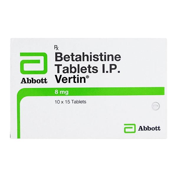 Vertin 8mg Tablet: Uses, Side Effects, Precautions | Netmeds