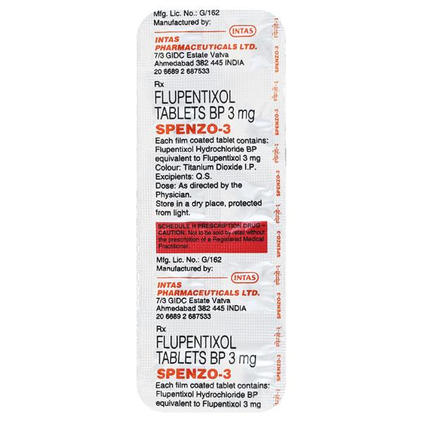 Spenzo 3mg Tablet 10'S Price, Uses, Side effects, Substitutes | Netmeds