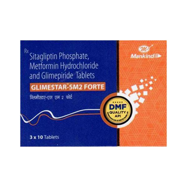 GLIMESTAR SM2 FORTE Tablet 10's