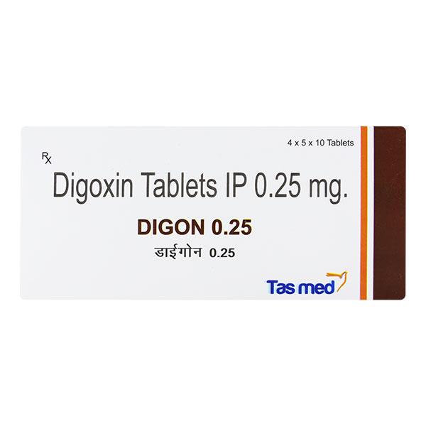 DIGON 0.25mg Tablet 10's : Price, Uses, Side Effects | Netmeds