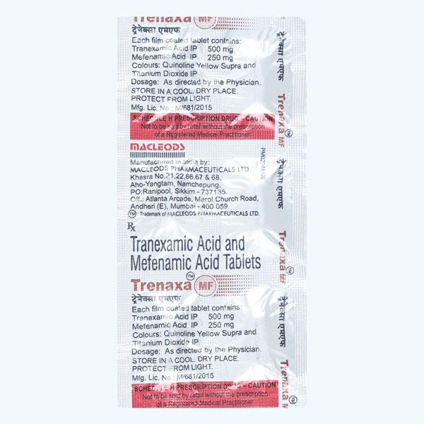 Buy Trenaxa MF Tablet 6'S Online at Upto 25% OFF | Netmeds