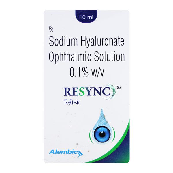 RESYNC Ophthalmic Solution 10ml : Price, Uses, Side Effects | Netmeds
