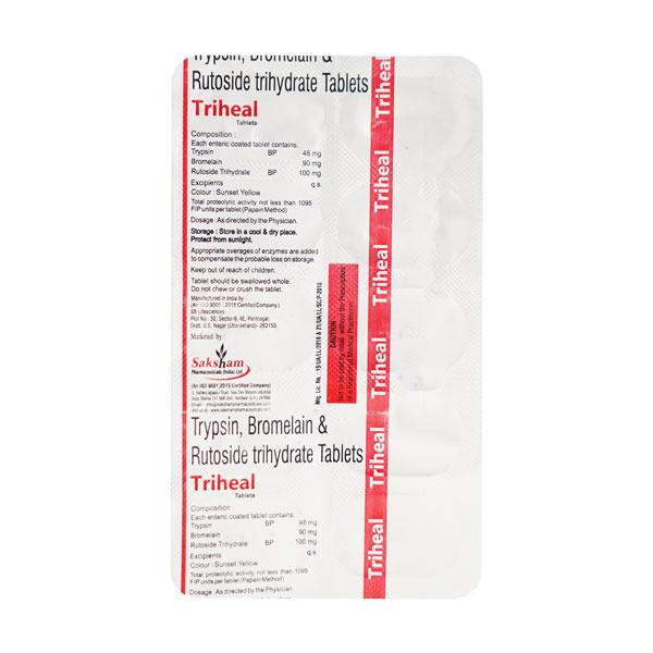 Buy TRIHEAL Tablet 10's Online at Upto 25% OFF | Netmeds