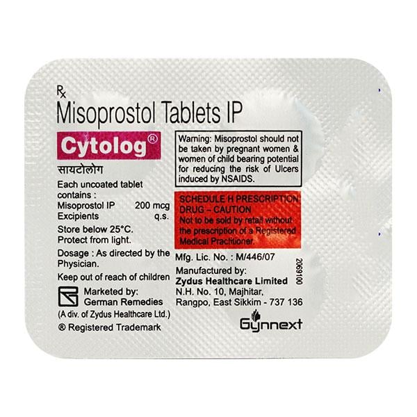 Cytolog 200mcg Tablet 4'S - Price, Uses, Side Effects, and Substitutes ...