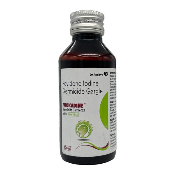Wokadine 2% with Menthol Gargle 100ml Price, Uses, Side effects ...