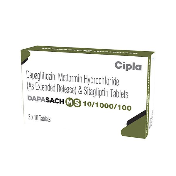Buy DAPASACH MS 10/1000/100 Tablet 10's Online at Upto 25% OFF | Netmeds