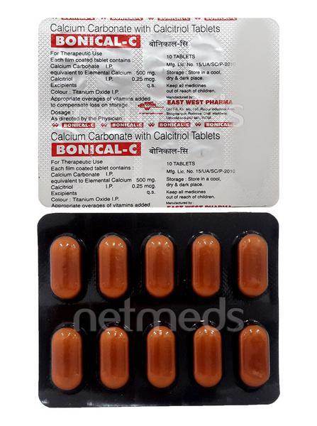 Bonical C Tablet 10'S Price, Uses, Side effects, Substitutes | Netmeds