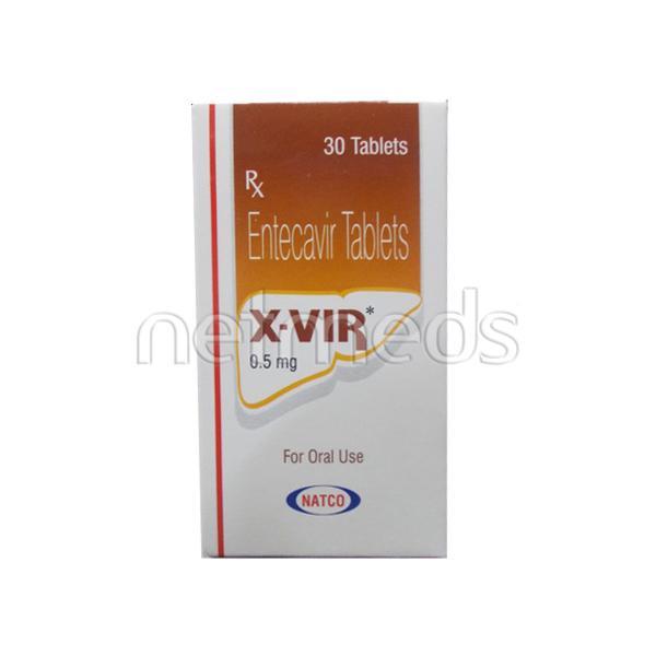 Buy X Vir 0.5mg Tablet 30'S Online at Upto 25% OFF | Netmeds