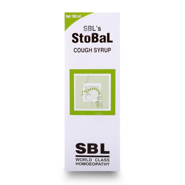SBL Stobal Cough Syrup 180 ml - Natural Relief for Cough Symptoms | Netmeds
