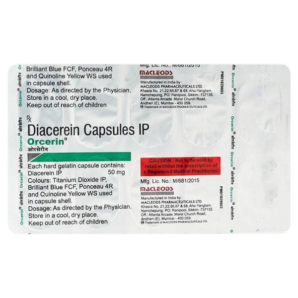 Buy Orcerin 50mg Capsule 10'S Online at Upto 25% OFF | Netmeds
