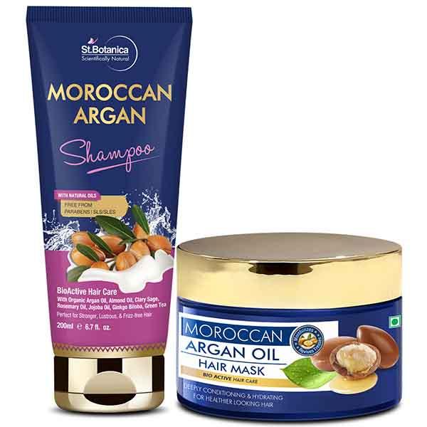 Buy St.Botanica Shampoo + Hair Mask - Moroccan Argan 200 ml Online at ...