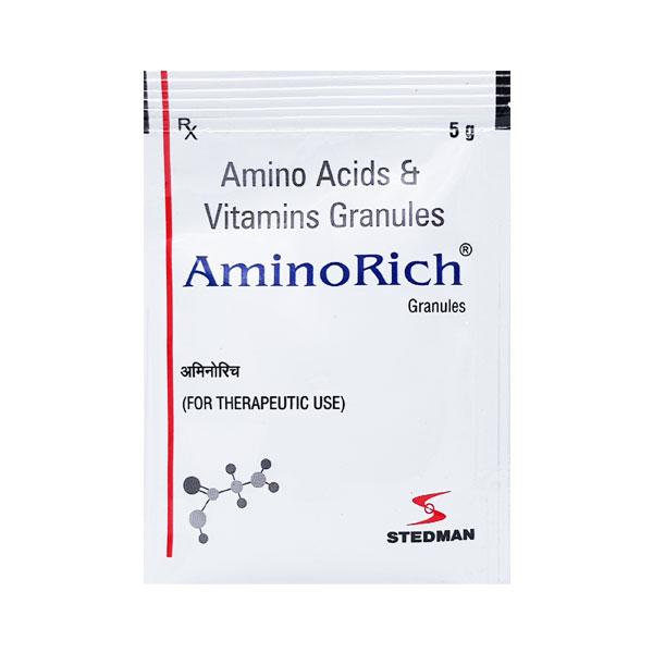 Buy Aminorich Granules 5gm Online at Upto 25% OFF | Netmeds