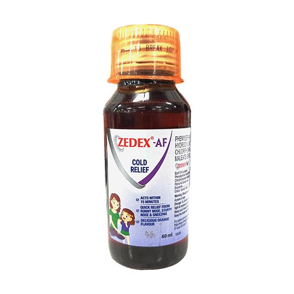 ZEDEX AF Delicious Orange Flavour Syrup 60ml Price, Uses, Side effects ...