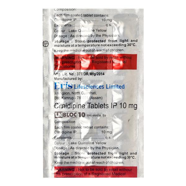 LNBLOC 10 Tablet 15's : Price, Uses, Side Effects | Netmeds