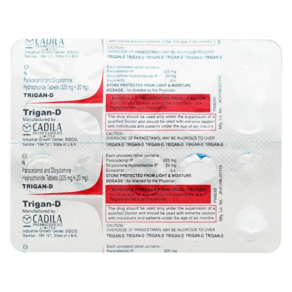 Buy Trigan D Tablet 20'S Online at Upto 25% OFF | Netmeds