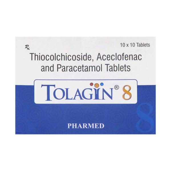 Buy Tolagin 8mg Tablet 10'S Online at Upto 25% OFF | Netmeds