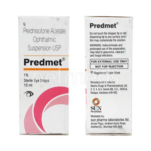 Predmet Eye Drops 10ml : Price, Uses, Side Effects | Netmeds