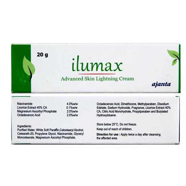 Ilumax Advanced Skin Lightning Cream 20gm Price, Uses, Side effects ...